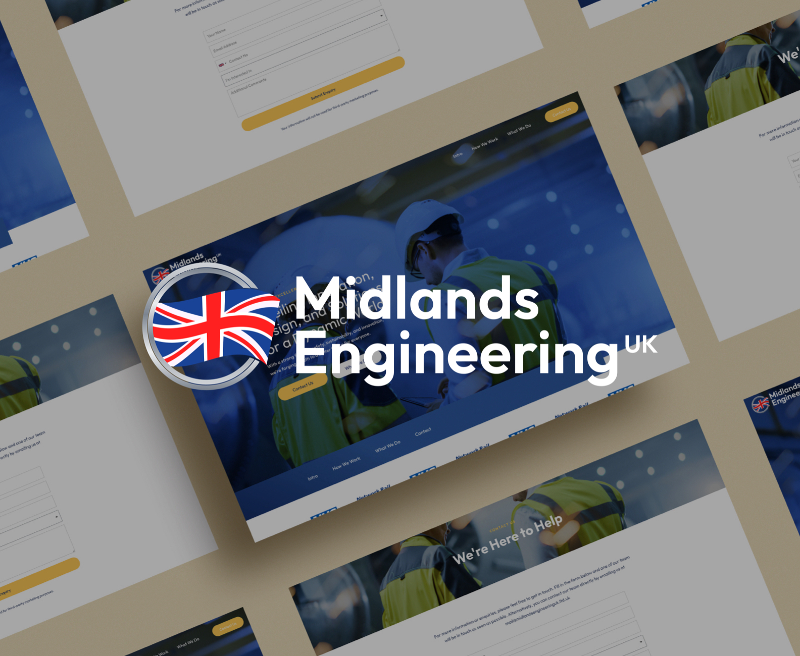 Brand Refresh & Website Redesign for Midlands Engineering - Sketch Creative